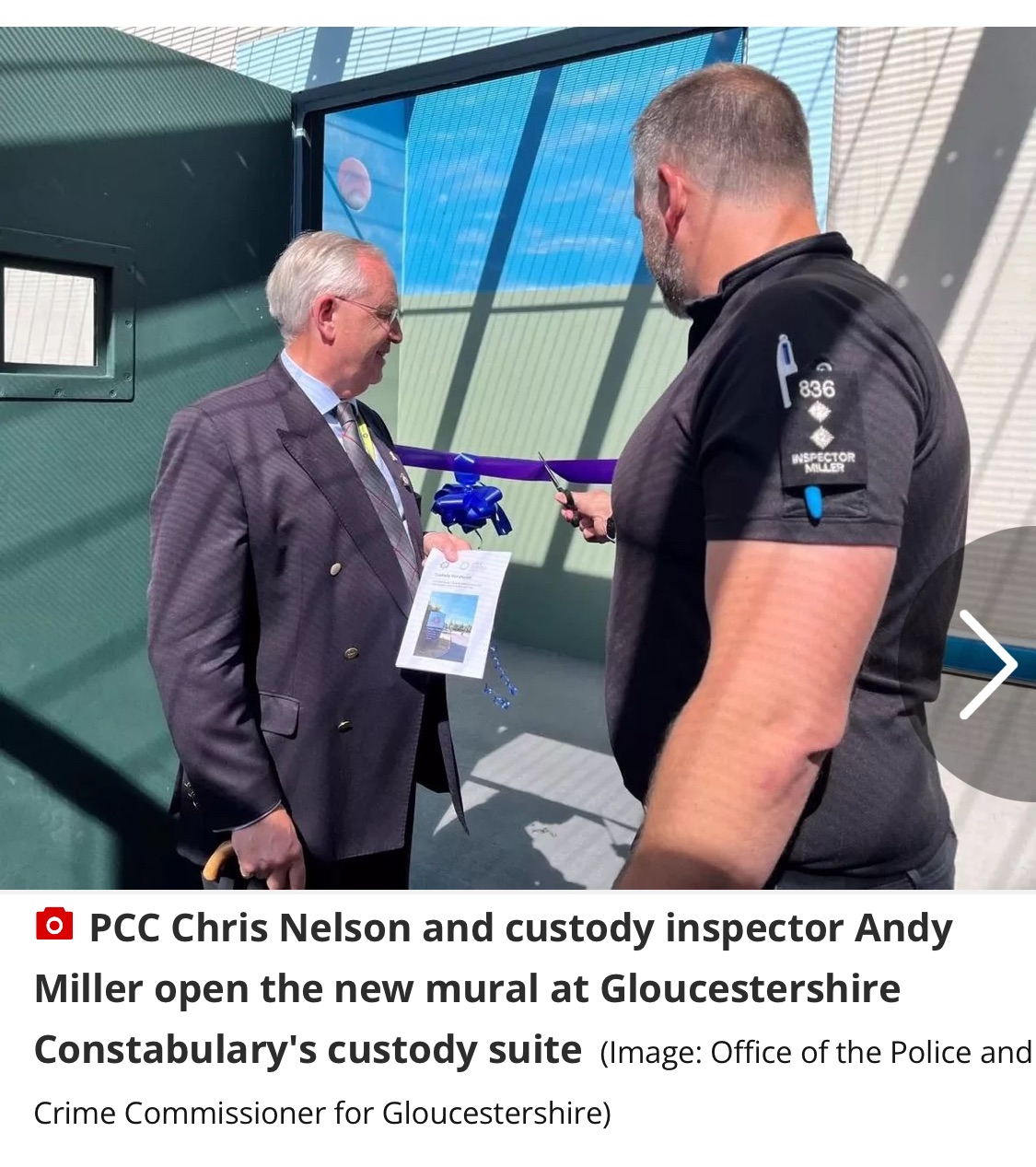Police Custody Mural – Murmur Wall Art